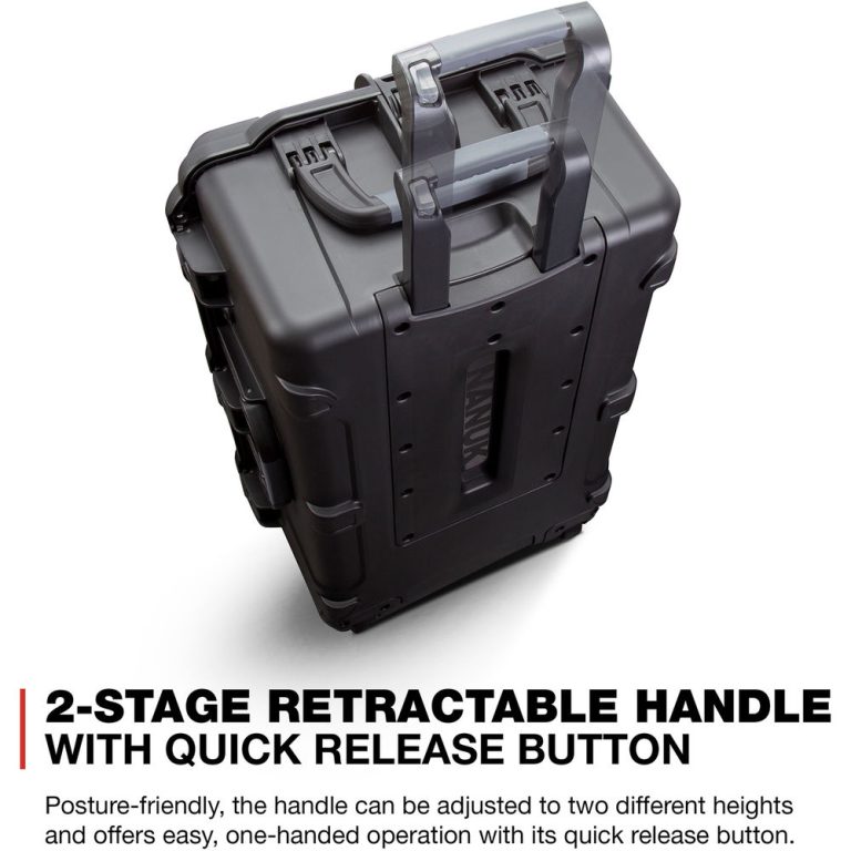 Nanuk 963 Wheeled Hard Case with Padded Divider Insert (Black, 90.6L ...